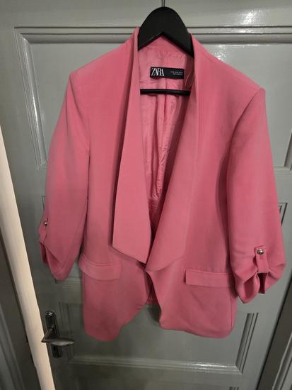 Svetlo roze Zara sako XL