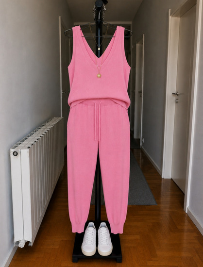 SNIZENI PLETENI ROZE SET