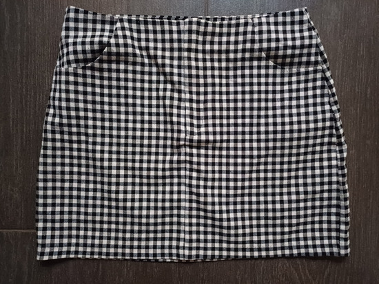 "PULL & BEAR" ♦️ KARO MINI SUKNJA
