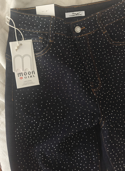 rezz..Moon girl rhinestone farke