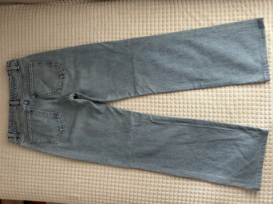 ZARA straight / wide leg farmerke svetlog teksasa