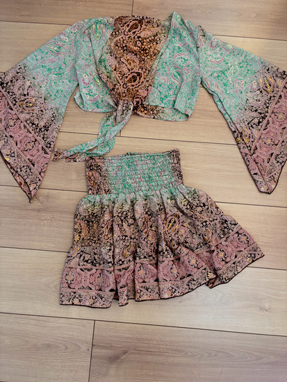 Boho komplet sa prelepim paisley dezenom xs-s