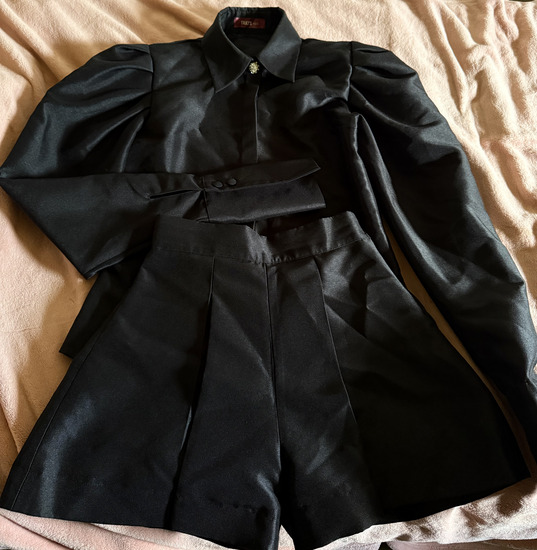 Taki's praline crni komplet XS/S SNIZENO