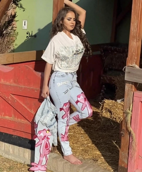 pink panter farmerice i gornjak