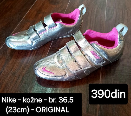 Nike ženske patike kožne srebrne br. 36.5 ORIGINAL