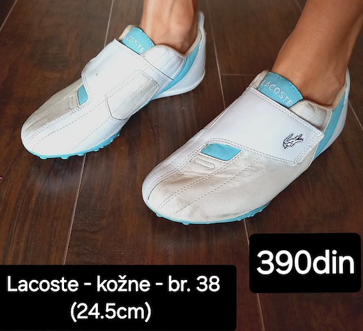 Lacoste ženske patike kožne bele br. 38 - ORIGINAL