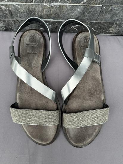 BRUNELLO CUCINELLI Zenske sandale koza ORIGINAL 41