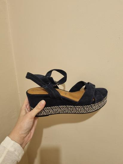 Novo! TAMARIS espadrile, prava koža
