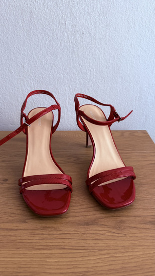 Deichmann x Milica Pavlovic crvene sandale 40