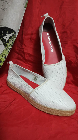 ANTONELLA ROSSI zanimljive kožne espadrile, NOVO