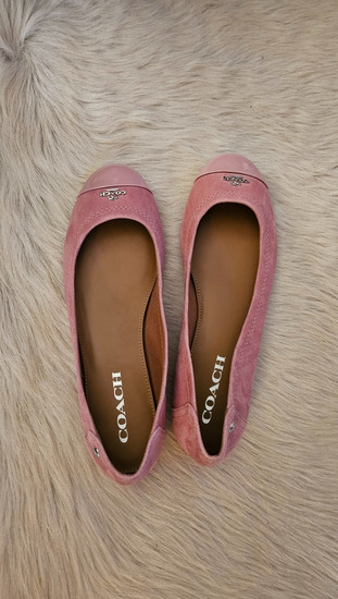 Coach Chelsea Ballet Flats pink suede, original