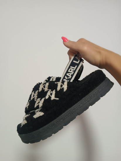karl Lagerfeld papuce platforma