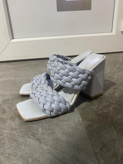 Bebi plave sandale na štiklu