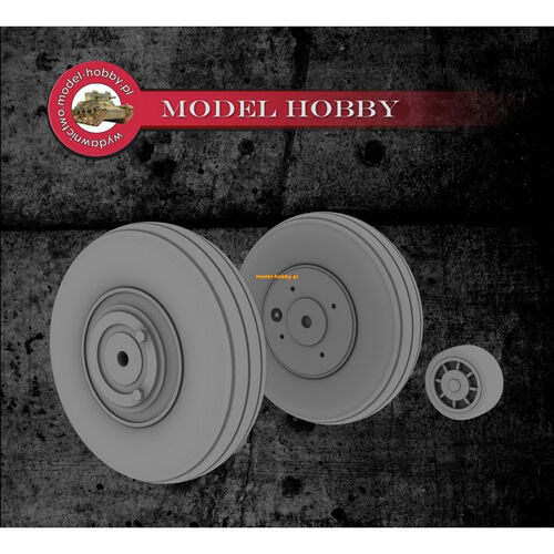Model Hobby 0040-KOL2 Mitsubishi A6M2 'Zero' - Resin Wheels
