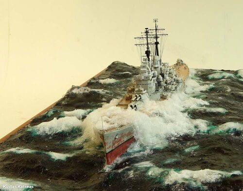 NEW! Ropos Models S700-034 British Battleship HMS Vanguard (1946)