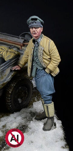 NEW! D-DAY miniature studio 35292 Fritz Witt - LSSAH (Kharkov 1943 / 1 Figure)