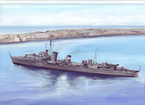 Ropos Models S700-019 British Destroyer HMS Eskimo (1940)