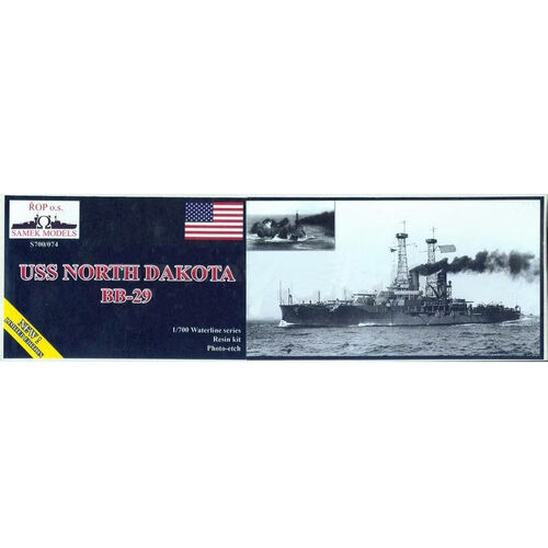 Ropos Models S700-074 Battleship USS North Dakota (BB-29)