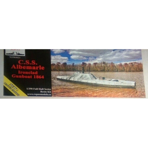 NEW! Ropos Models S350-021 CSS Albemarle - Ironclad Gunboat (1864)