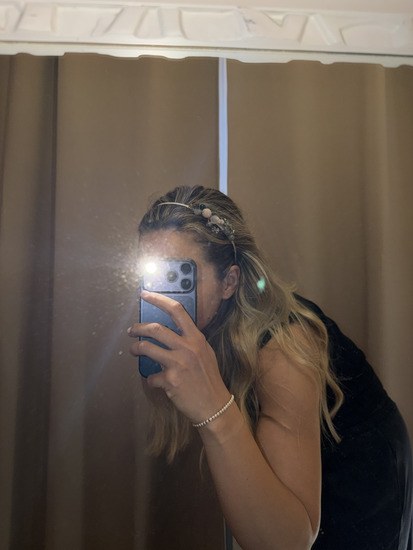 Rajf sa perlama i kristalima — wire headband