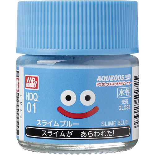 NEW! Mr.Hobby HDQ-01 HDQ01 Aqueous Hobby Color Dragon Quest - Slime Blue Gloss