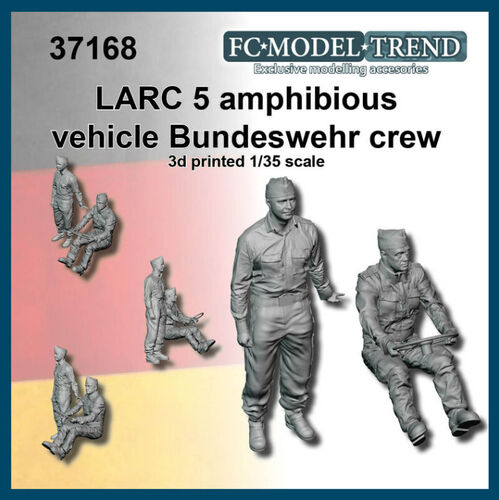 FC ModelTrend 37168 LARC 5 Amphibious Vehicle Bundeswehr Crew
