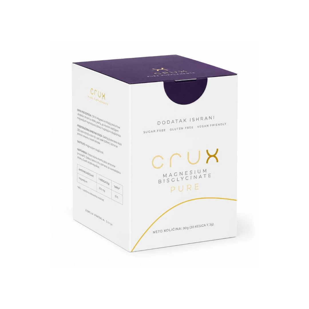 CRUX PURE Magnezijum Bisglicinat 30 Kesica