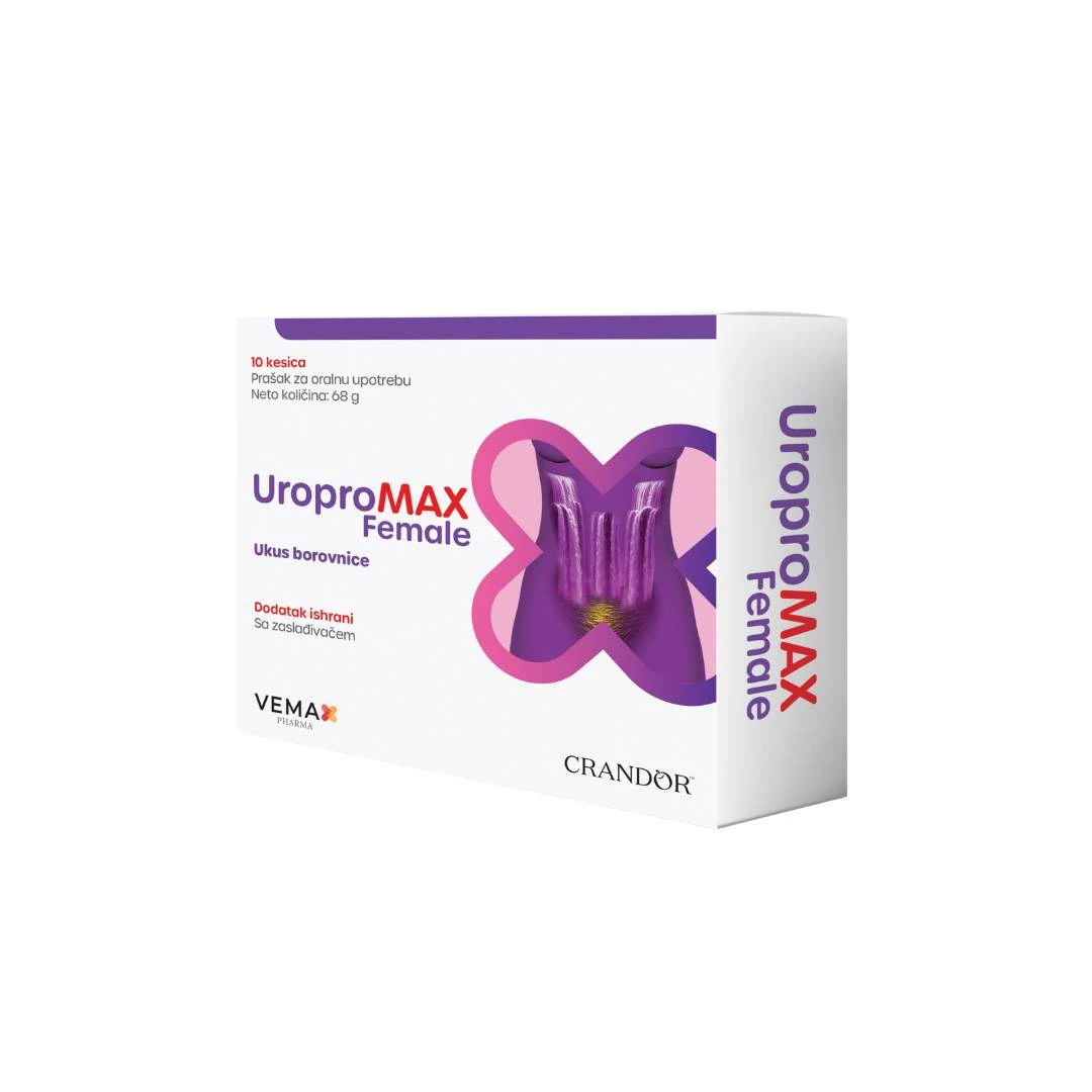 UroproMAX Female 10 Kesica za Urinarne Tegobe
