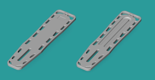 EMP3D 72041017 Nosze typu spine board - typ 2 (1 sztuka)