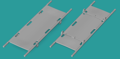 EMP3D 48041015 Nosze tradycyjne materiałowe (1 sztuka)