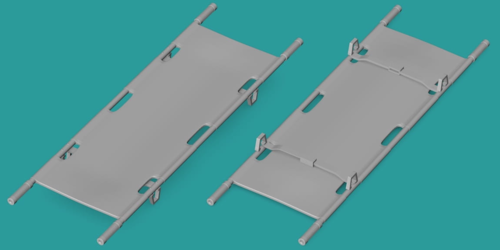 EMP3D 72041015 Nosze tradycyjne materiałowe (1 sztuka)