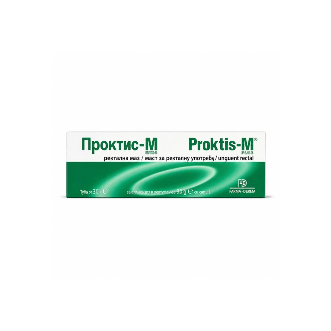 FARMA-DERMA Proktis M Plus Rektalna Mast za Hemoroide 30 g