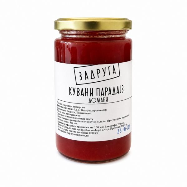 Kuvani paradajz domaći 370ml