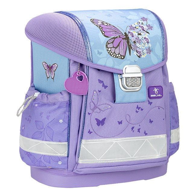 BELMIL torba anatomska 403-13 Purple Blue Butterfly