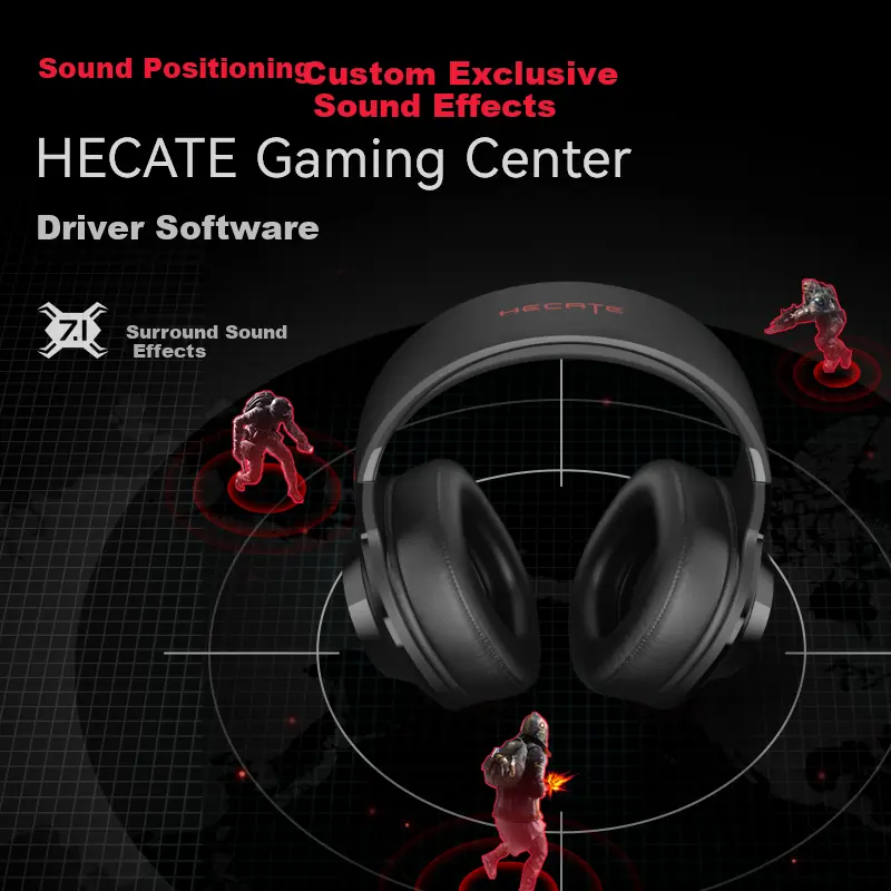 Edifier Gaming slušalice HECATE G2 Professional Edition, USB 7.1, Žičane, Crne