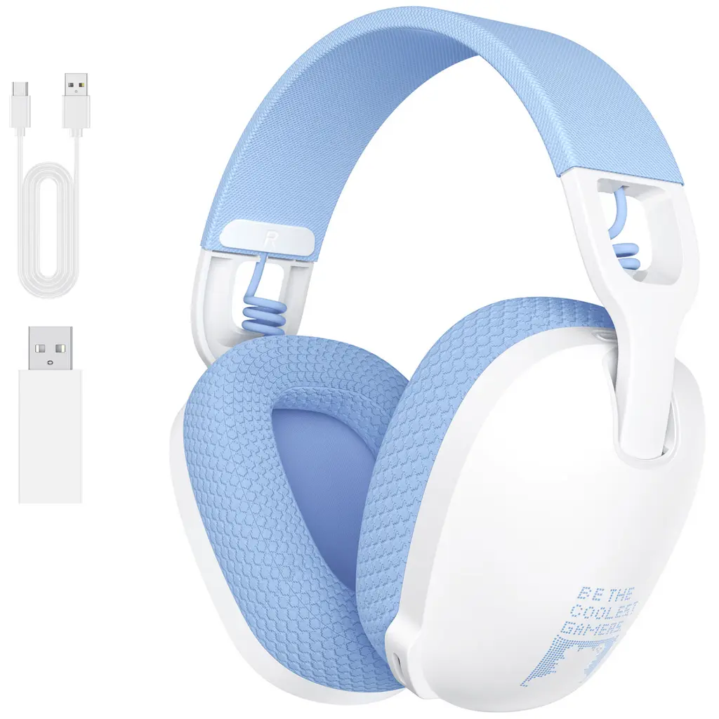 ONIKUMA Gaming Bluetooth slušalice, Plavo-bele