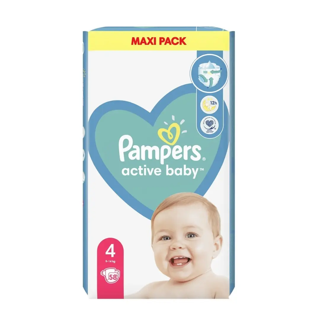 Pampers Pelene Active Baby 4, 58/1
