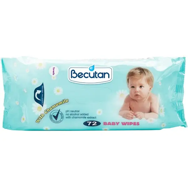 BECUTAN Vlažne maramice, 72 komada