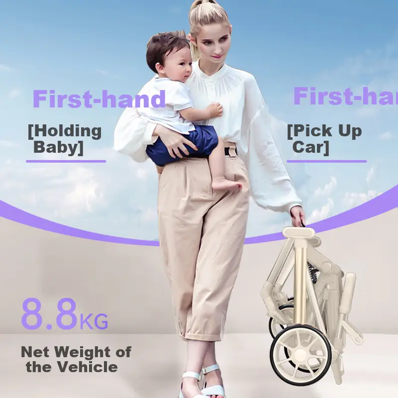 Angi Baby Kišobran kolica za bebe, Krem