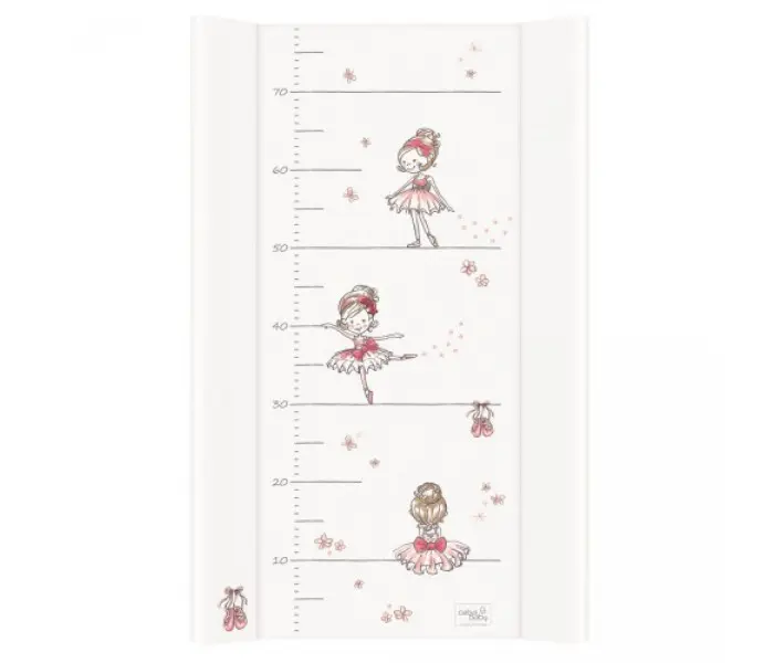 CEBA BABY Tvrda podloga za presvlačenje Balerina, 50x80cm, Bela
