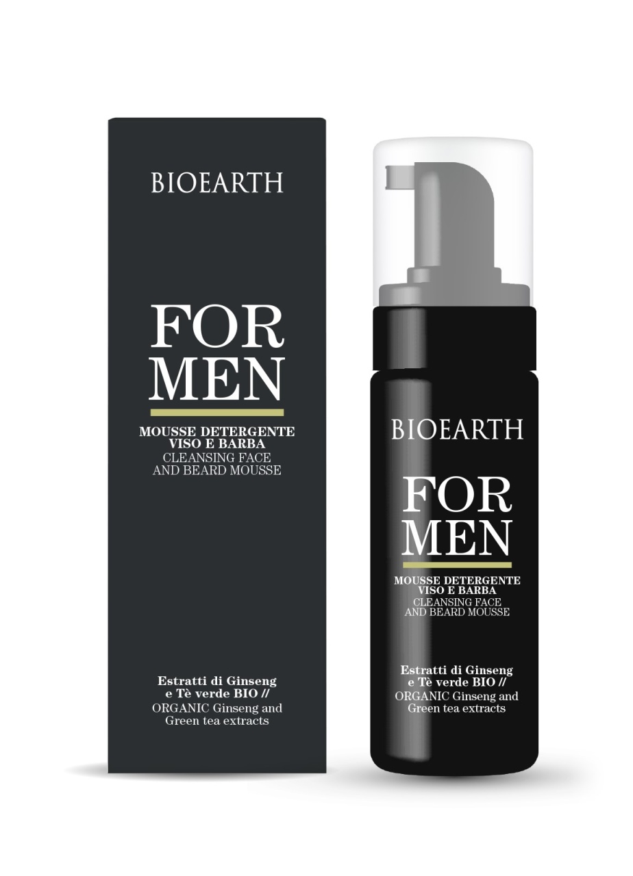 BIOEARTH MEN - Pena za brijanje i čišćenje lica 150 ML