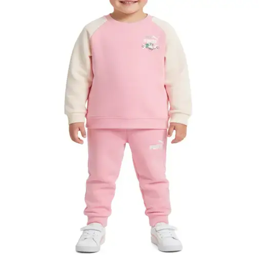 Puma Komplet trenerka za devojčice Minicats Super Puma Crew Set Inf, Roze