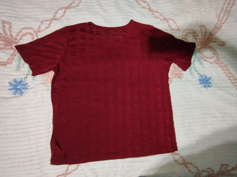 Germany TEGLJIVA TANKA BORDO BLUZA XL-3XL