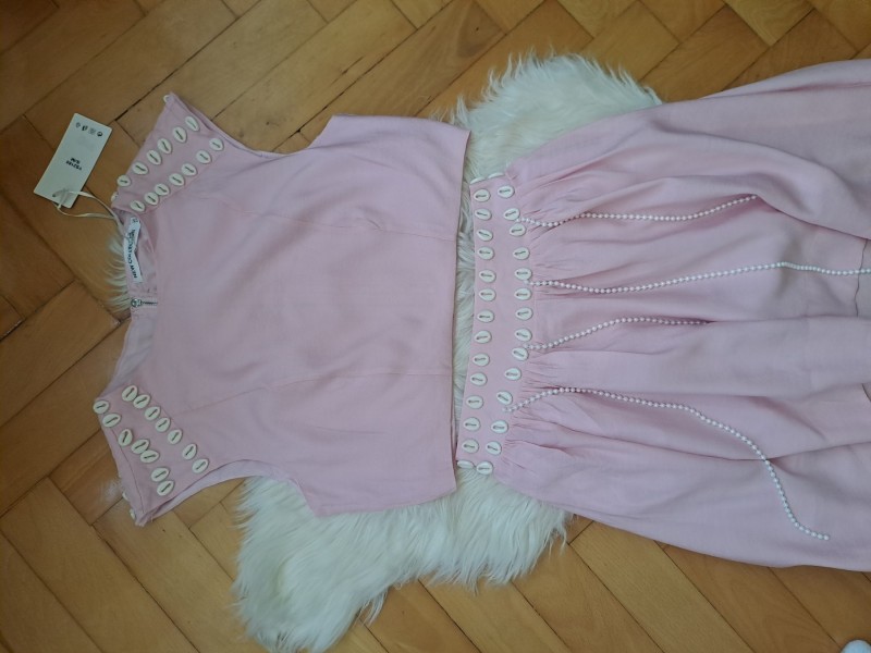 SNIZENJE **ITALY** roze komplet-vel.S-M-NOV SA ETIKETOM