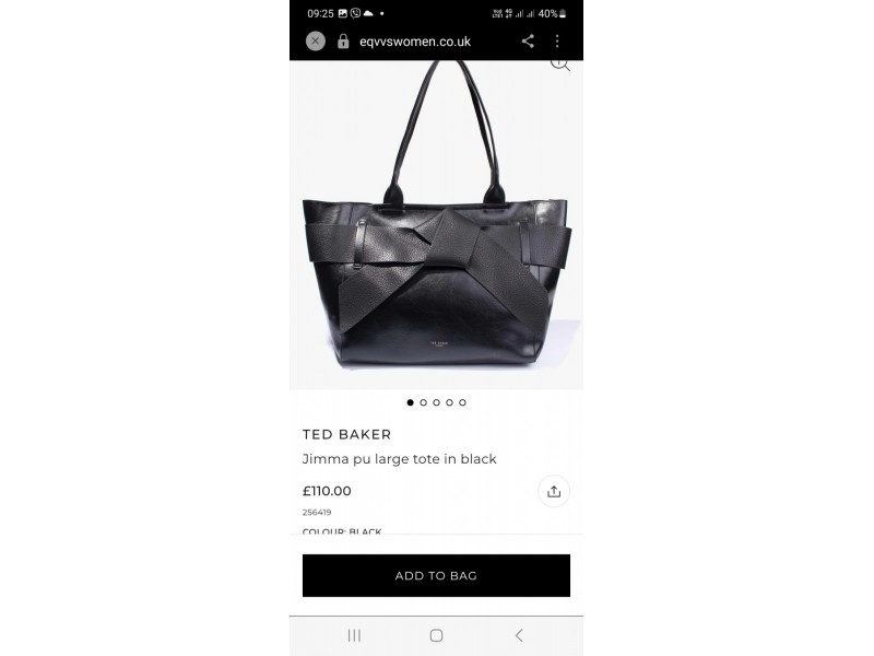 Predivna TED BAKER predivna,velika torba