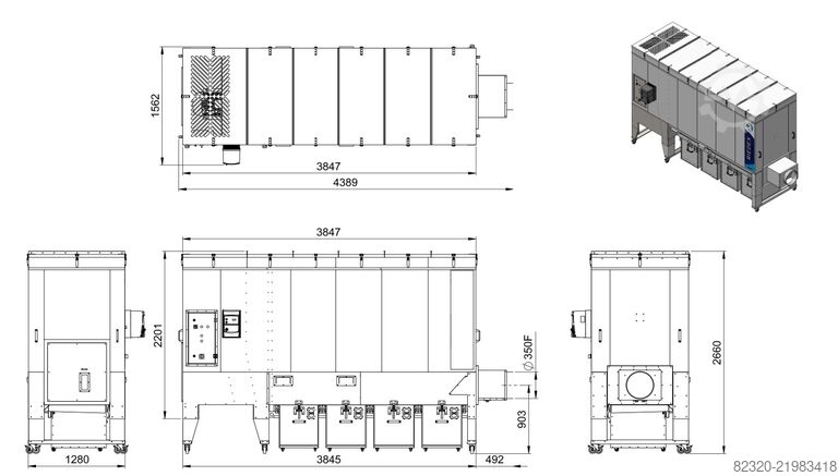 Mobilni ekstrakcioni sistem
Riedex XtractPlus 350 15,0 kW FU