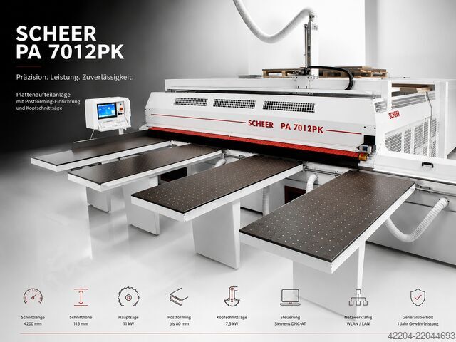 Panelna testera
Scheer PA 7012PK KOPFSCHNITT
