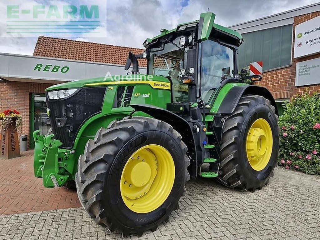 John Deere traktor 7r330 sakupljač otkosa