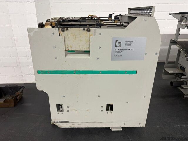 Kolbus PUR + EVA Hotmelt uređaj za lepljenje hrbata (2005)
Kolbus PUR spine gluing unit