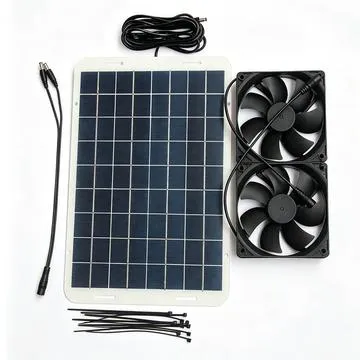 15W SOLAR PANEL DUAL FAN VENTILATION SYSTEM FOR PET HOUSE - IP68, 18V